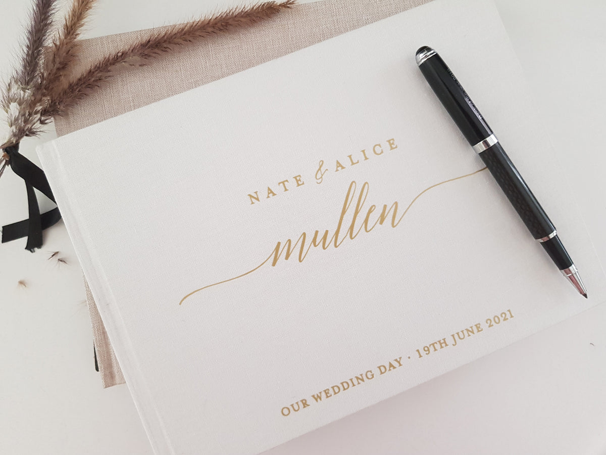 Linen Guest Books – PLAIN INK DIARY