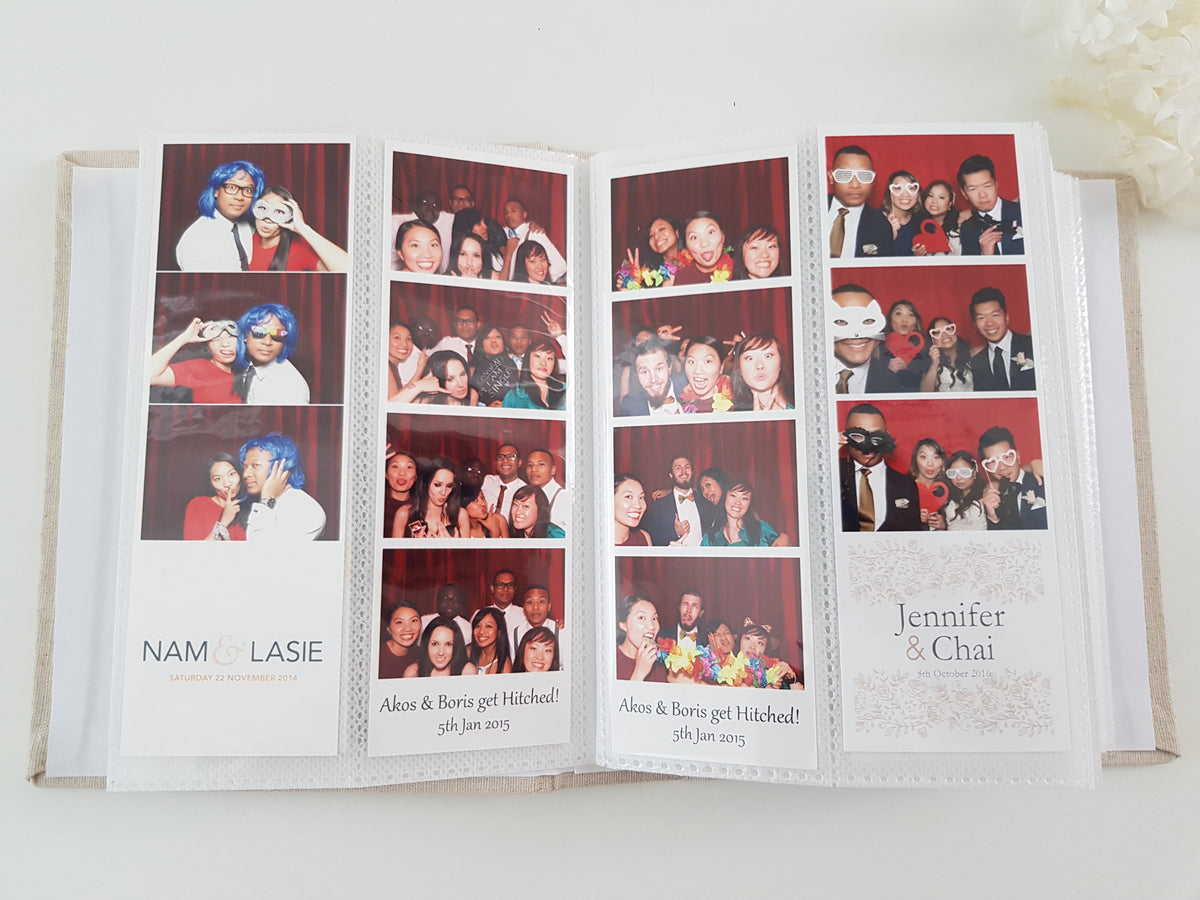 TRANS Photo Booth Strips Photo Album - Holds 120 Photo booth 2x6 Photo ...